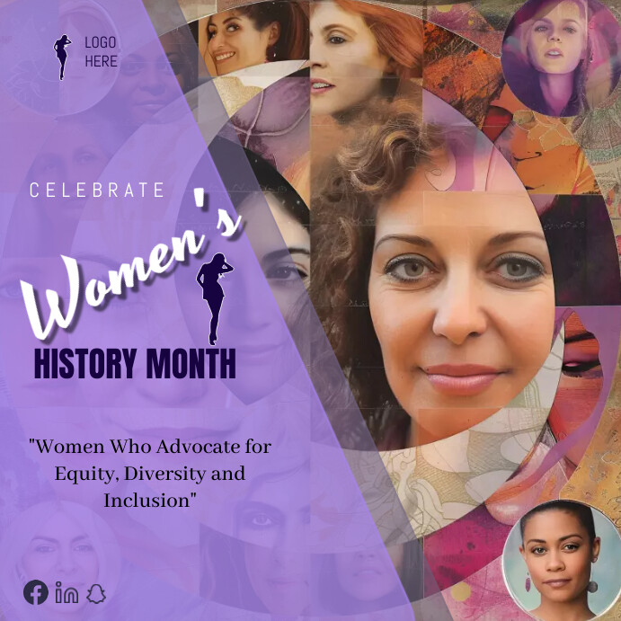 Women's history month Instagram post template | PosterMyWall