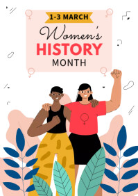 Women History Month Poster Template | PosterMyWall