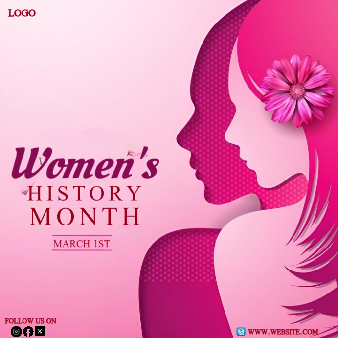 WOMEN'S HISTORY MONTH TEMPLATE | PosterMyWall