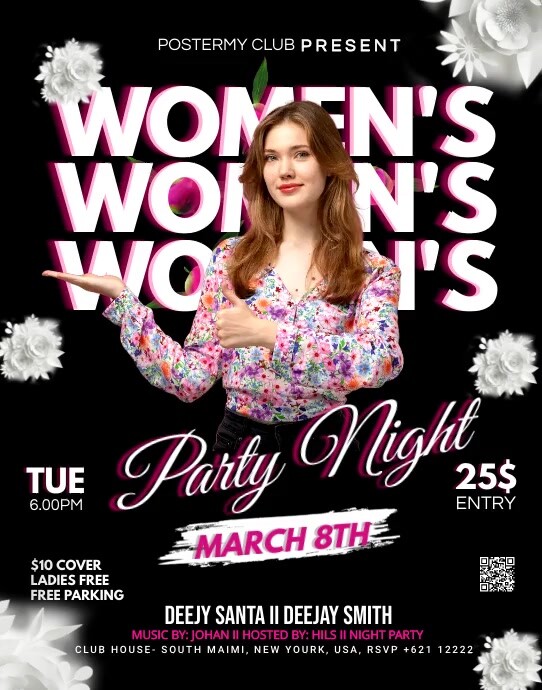 women's party night Template | PosterMyWall