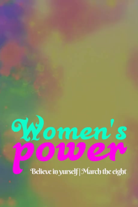 Copy of Women's Power | PosterMyWall
