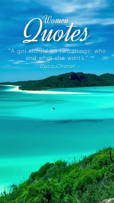 Copy of women's quote | PosterMyWall