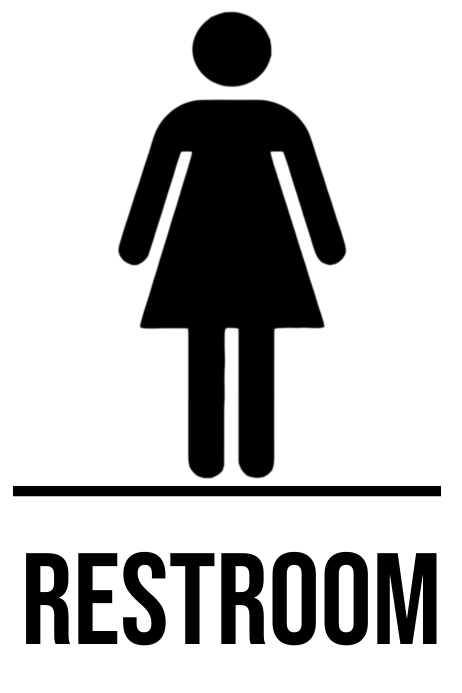 Women's Restroom Here WC Template | PosterMyWall