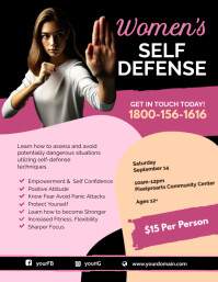 Self-Defense Class Flyer Template | PosterMyWall