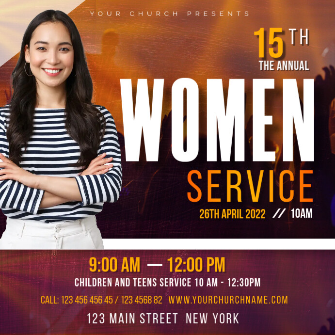 Women's service Template | PosterMyWall