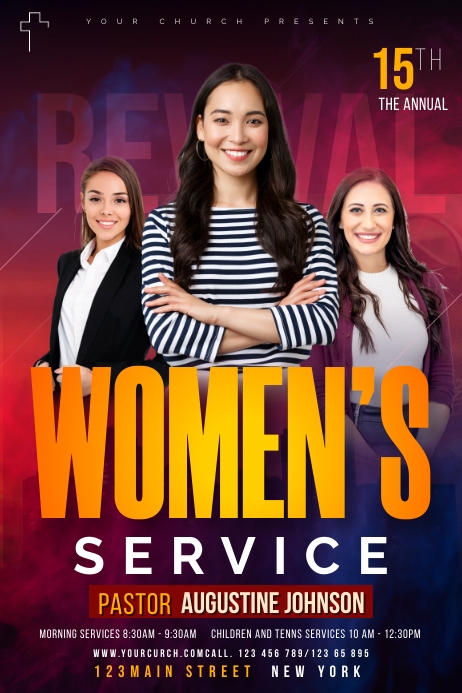 Copy of Women's service | PosterMyWall