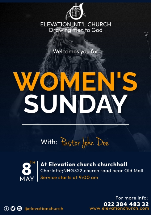 Copy of Women's Sunday | PosterMyWall