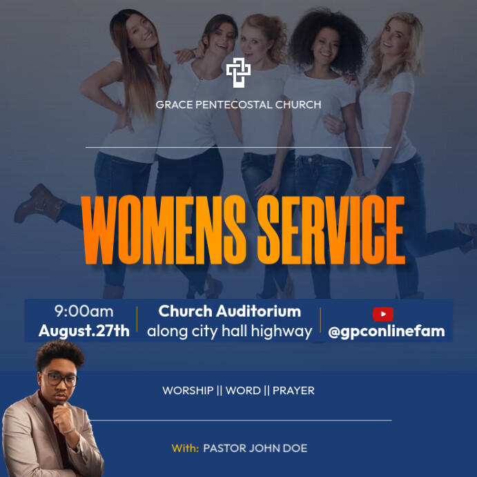 women's sunday Template | PosterMyWall