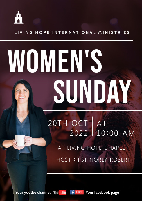 Women's Sunday Template | PosterMyWall