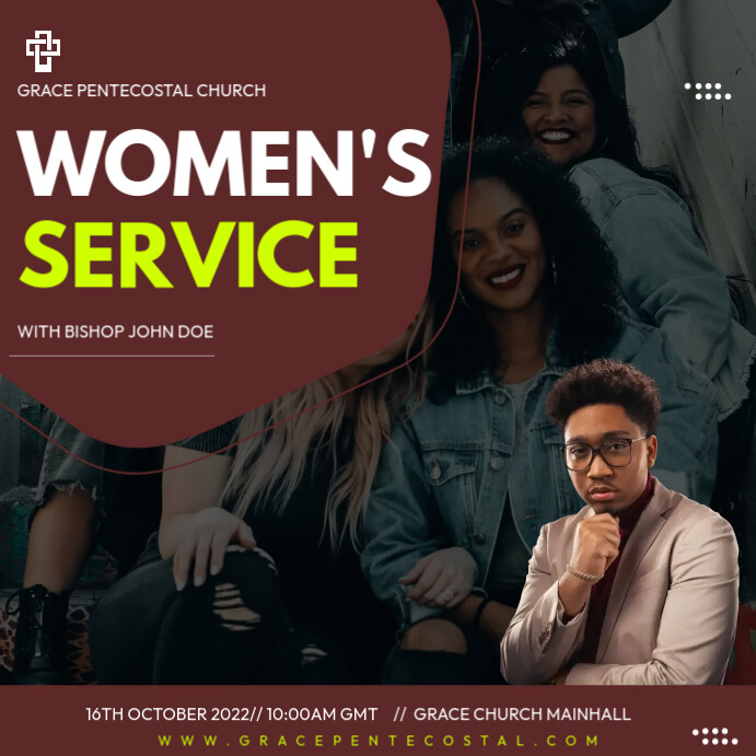 women's sunday Template | PosterMyWall