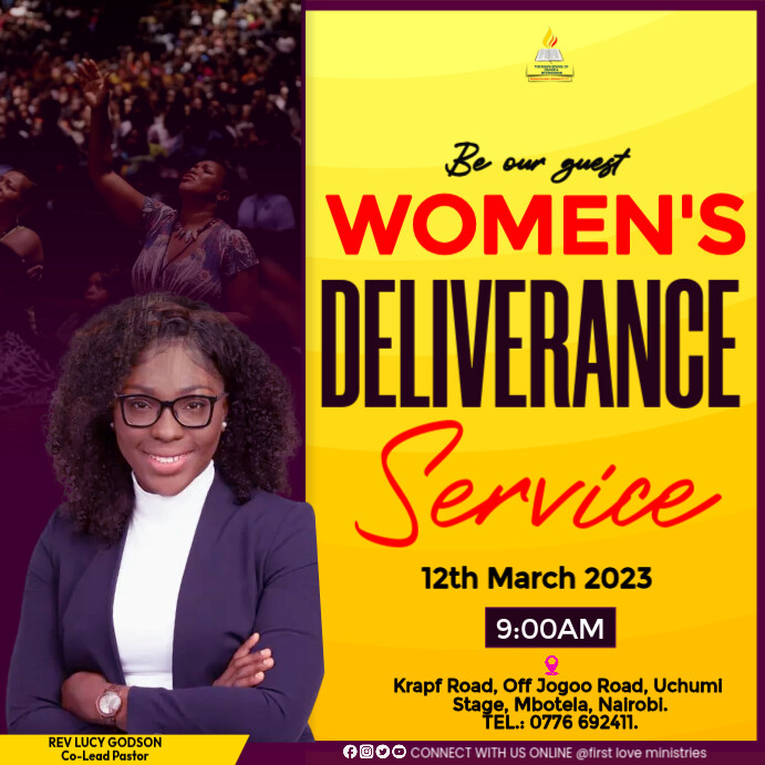 Copy of women's sunday | PosterMyWall