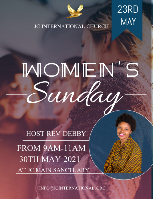 Women's sunday poster Template | PosterMyWall