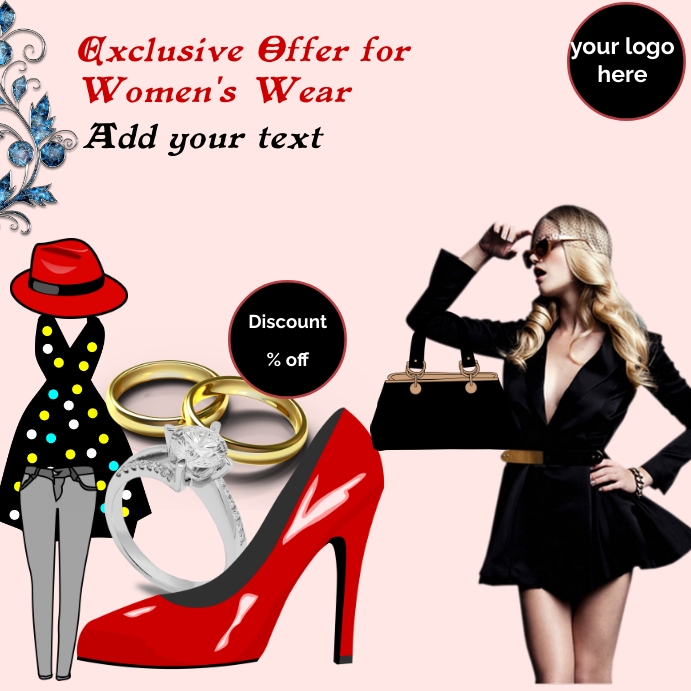 Women's Wear ad post Template | PosterMyWall
