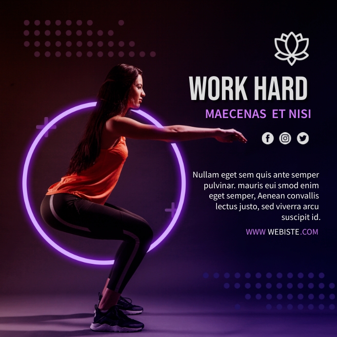 Copy of Women's Work Hard | PosterMyWall