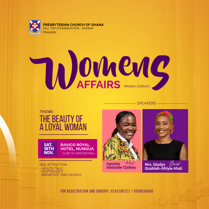 Women Affairs Template | PosterMyWall