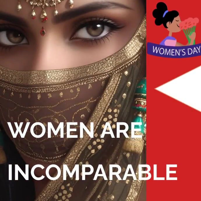 WOMEN ARE INCOMPARABLE Template | PosterMyWall