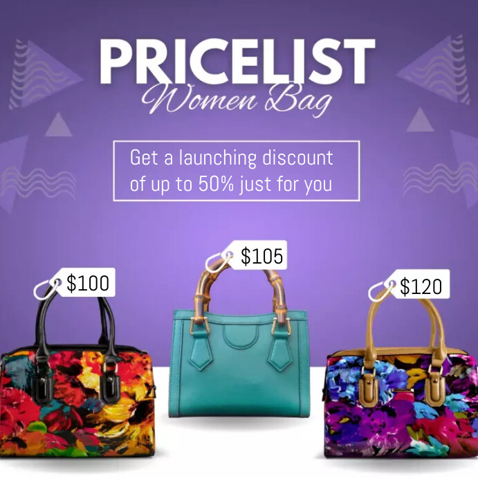 women bag Template | PosterMyWall