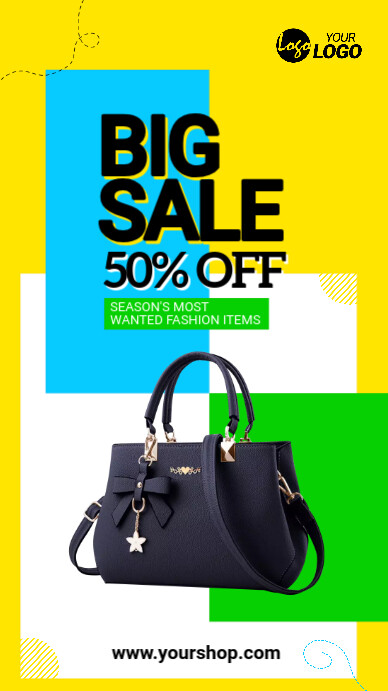Women Bag Sale Template | PosterMyWall
