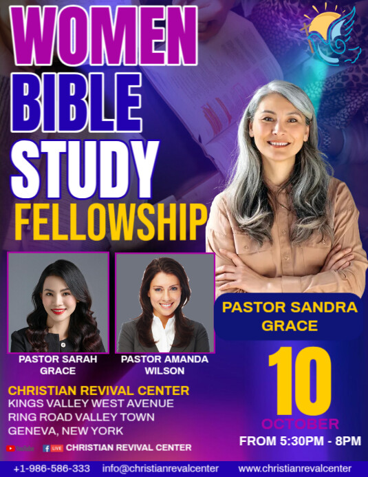 Women Bible Study Ad Templat | PosterMyWall
