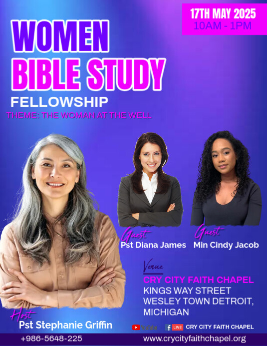 Copy of Women Bible Study Ad | PosterMyWall