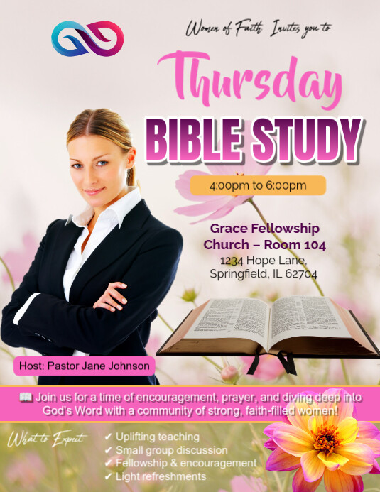 Women Bible Study Template | PosterMyWall