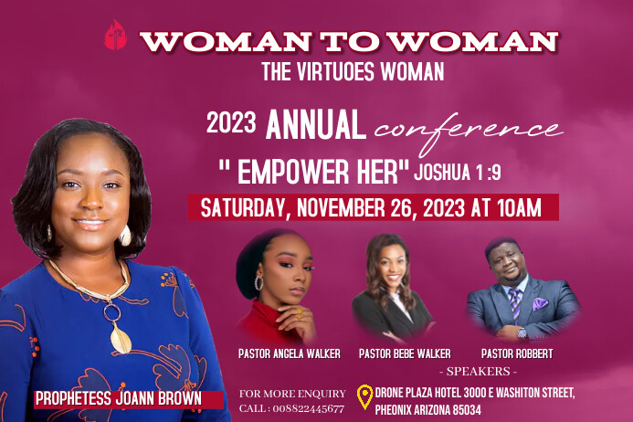 Copy of women church conference | PosterMyWall