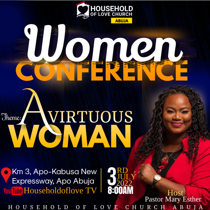 WOMEN CHURCH CONFERENCE FLYER DESIGN TEMPLATE | PosterMyWall