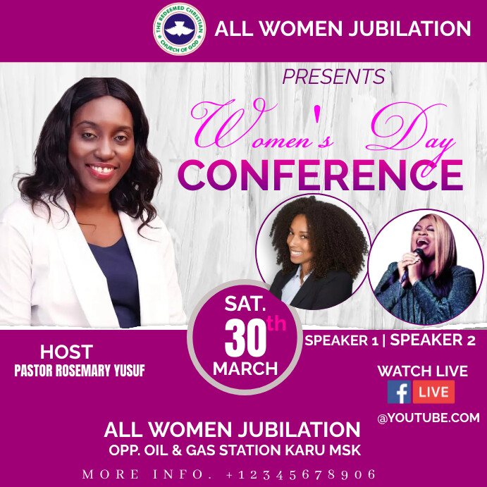 Modèle women conference (1) | PosterMyWall