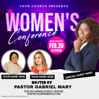 women conference Template | PosterMyWall