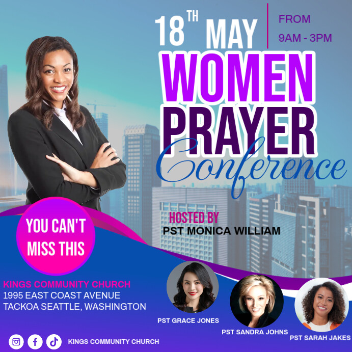 Women Conference Ad Template | PosterMyWall