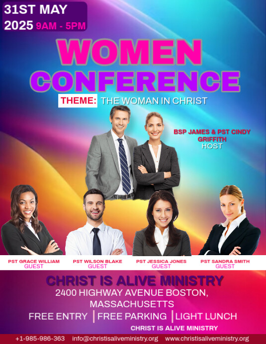 Copy of Women Conference Ad | PosterMyWall