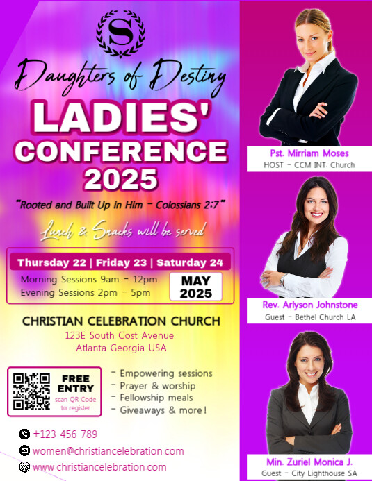 Women Conference Ad Template | PosterMyWall