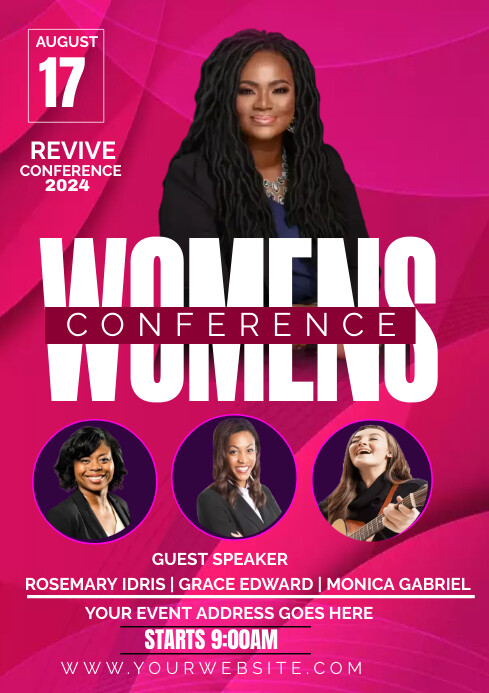 Women conference Template | PosterMyWall