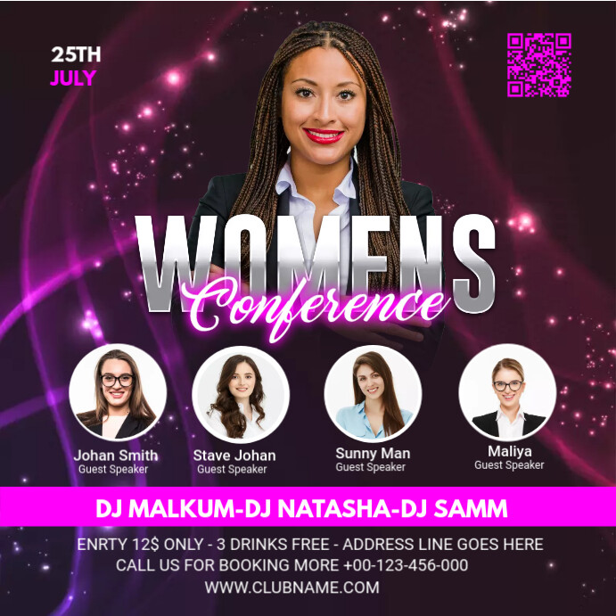 Women Conference Template | PosterMyWall