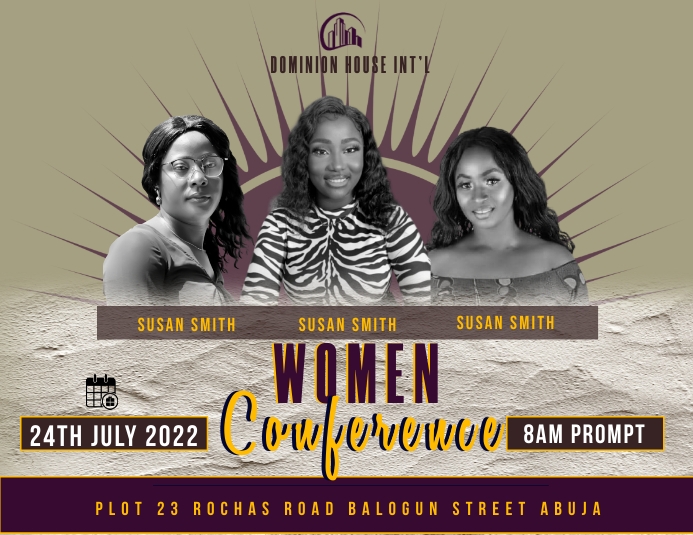 WOMEN CONFERENCE Template | PosterMyWall