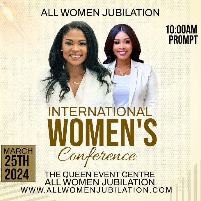 Plantilla de women conference | PosterMyWall