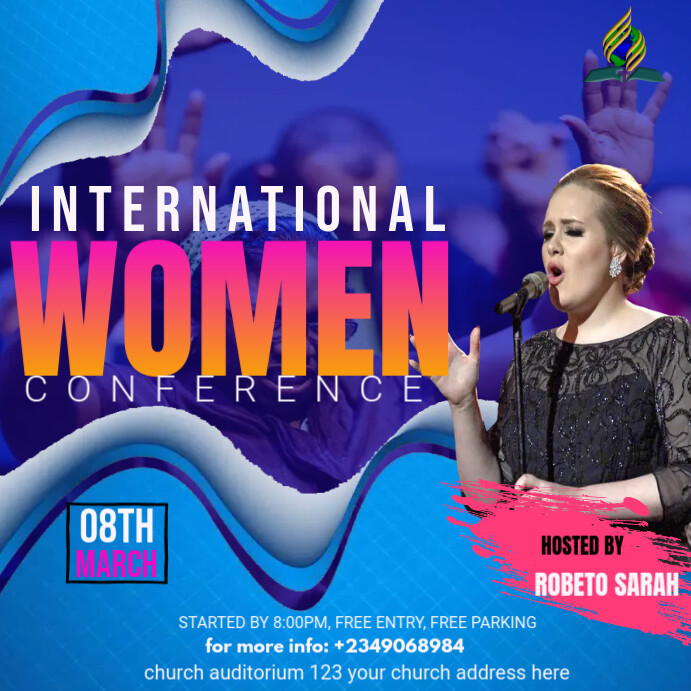 WOMEN CONFERENCE Template | PosterMyWall