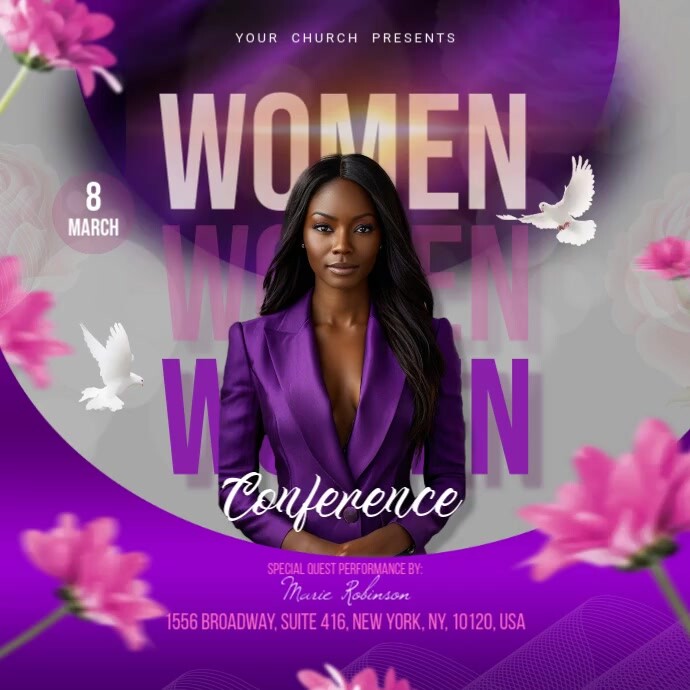Women Conference Template | PosterMyWall