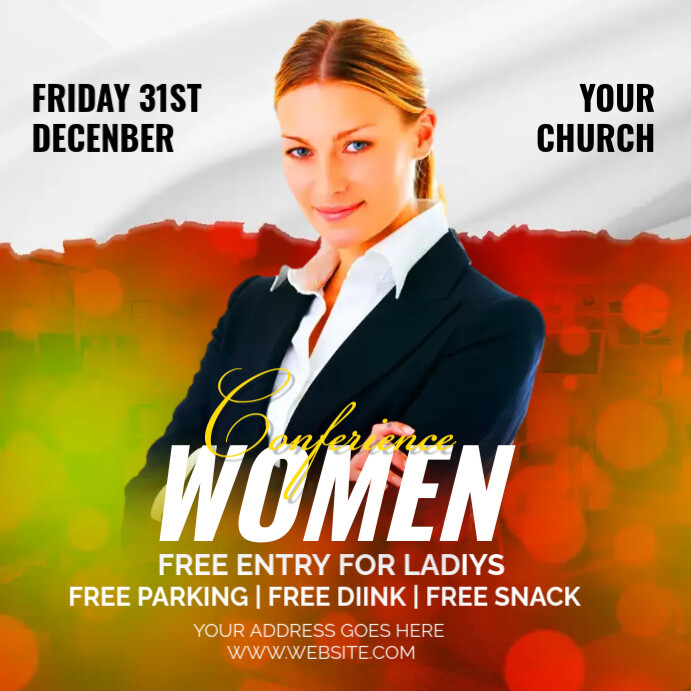 Women Conference Template | PosterMyWall