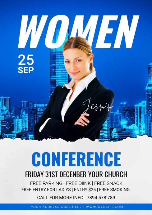 Copy of Women Conference | PosterMyWall