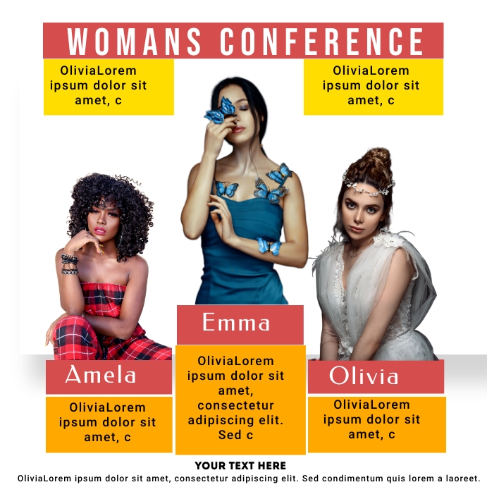 women conference Template | PosterMyWall