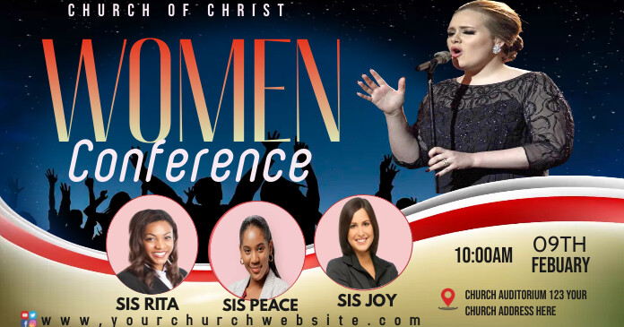 WOMEN CONFERENCE Template | PosterMyWall