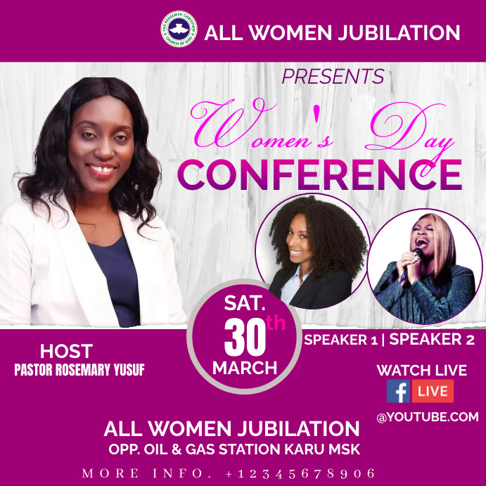 Copy of women conference | PosterMyWall