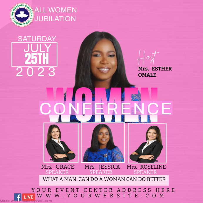 Women conference Template | PosterMyWall