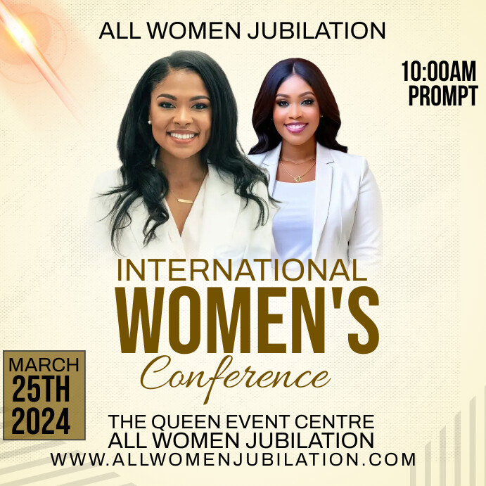 Copy of women conference | PosterMyWall