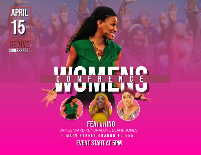 women conference Template | PosterMyWall