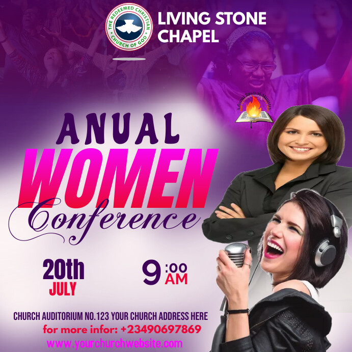 WOMEN CONFERENCE Template | PosterMyWall