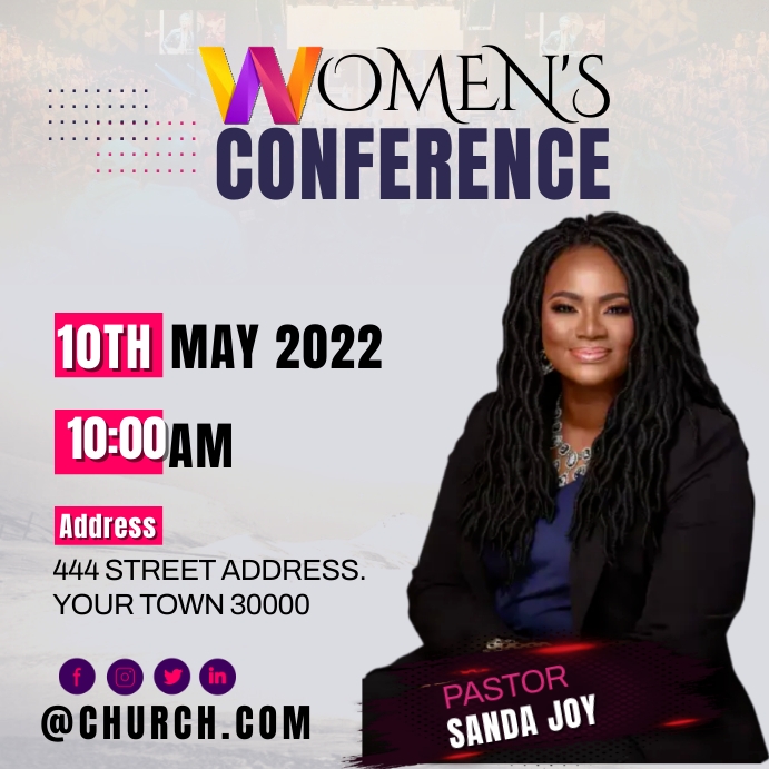 women conference Template | PosterMyWall