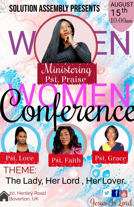 WOMEN CONFERENCE Template | PosterMyWall