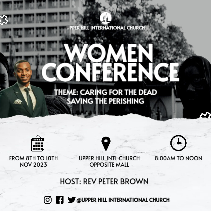 WOMEN CONFERENCE Template | PosterMyWall